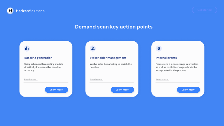 Demand Scan: benchmark forecast accuracy and maturity